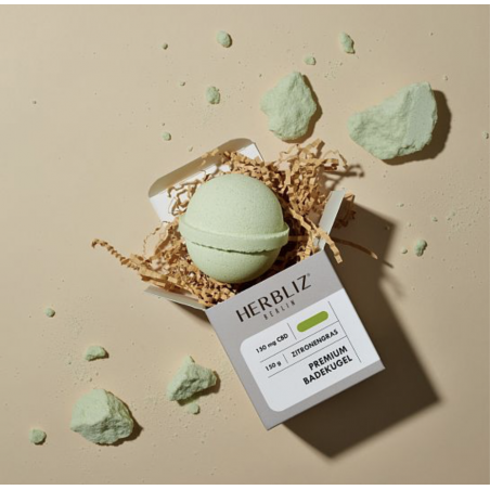 BOMBE DE BAIN EFFERVESCENTE VERVEINE DES INDES CHANVRE ET CBD | Natur ...