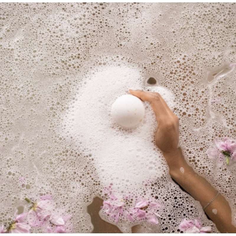 BOMBE DE BAIN EFFERVESCENTE VERVEINE DES INDES CHANVRE ET CBD | Natur ...